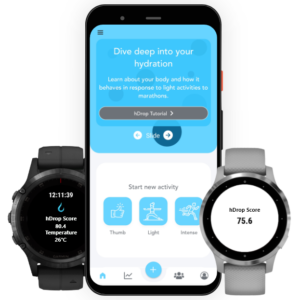 hDrop Hydration Wearable Monitor - Sensor